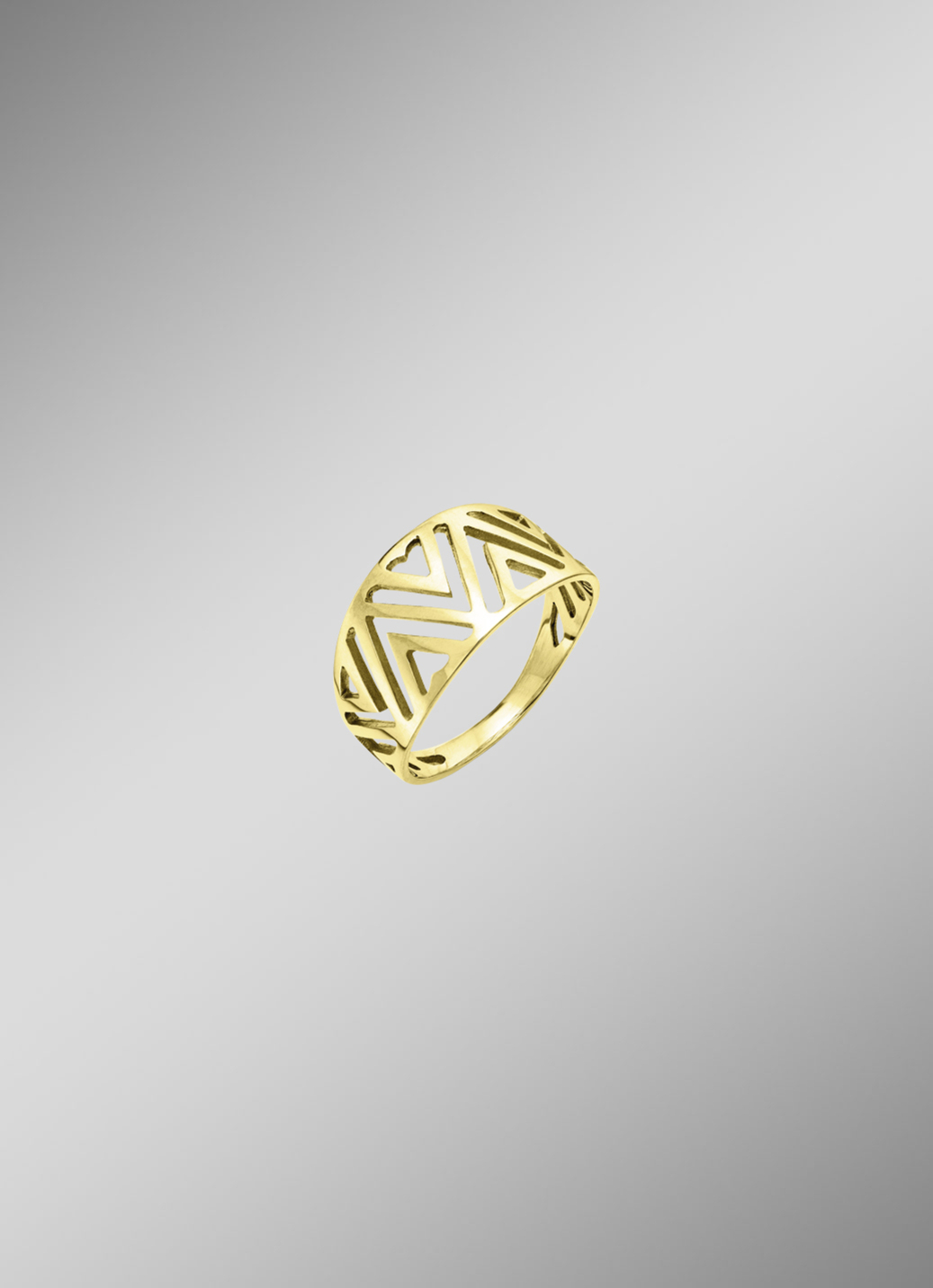 Moderne damesring van goud - Gold_585 | MONA